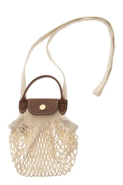 Longchamp Le Pliage Filet - Xs Cross Body Bag In Beige | ModeSens