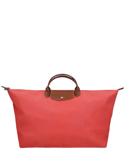 Longchamp Le Pliage Original Xl Canvas Travel Bag In Red | ModeSens