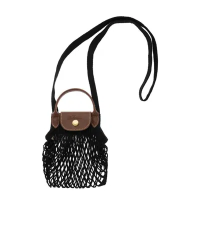 Longchamp Mini Le Pliage Filet Net Bag In Black | ModeSens