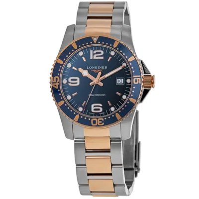 Longines Hydroconquest Quartz 41mm Blue Dial Diving Watch Men's Watch ...