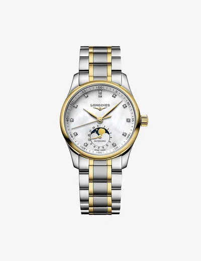 Longines L2.409.5.87.7 Master Collection Moonphase 18ct Yellow-gold ...