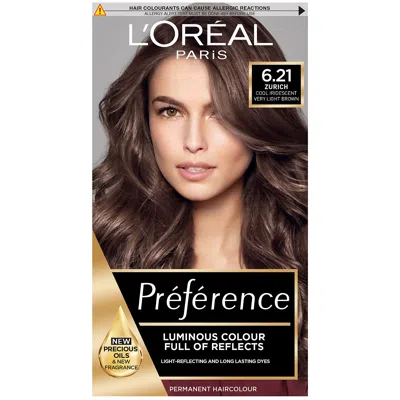 L'oréal Paris Préférence Infinia Hair Dye (various Shades) - 6.21 Opera ...
