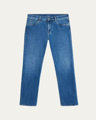 Loro Piana Men's Quarona Kurashiki Slim Denim Trousers In W1bv Mid ...