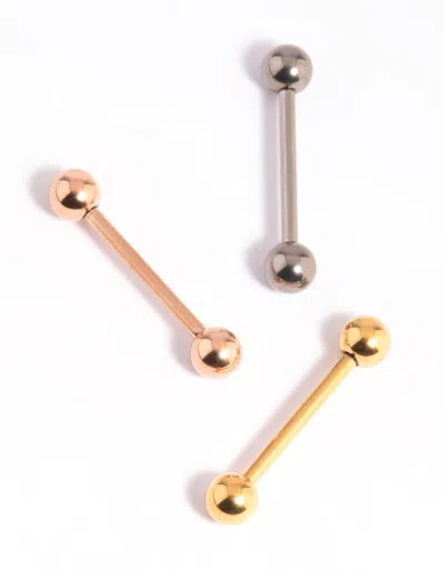 Lovisa Titanium Tongue Ring Pack In Multi | ModeSens