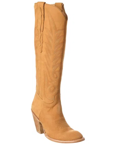 Lucchese Jasmine Leather Western Boot In Beige | ModeSens