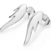 Lucy Quartermaine Women's Silver Element Air Studs | ModeSens