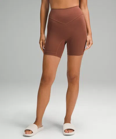 Lululemon Breezethrough High-rise Short 6" In Brown | ModeSens