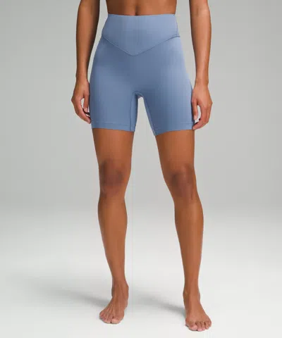 Lululemon Breezethrough High-rise Shorts 6" In Blue | ModeSens