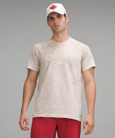 Lululemon Team Canada Metal Vent Tech Short-sleeve Shirt Cpc Logo In ...