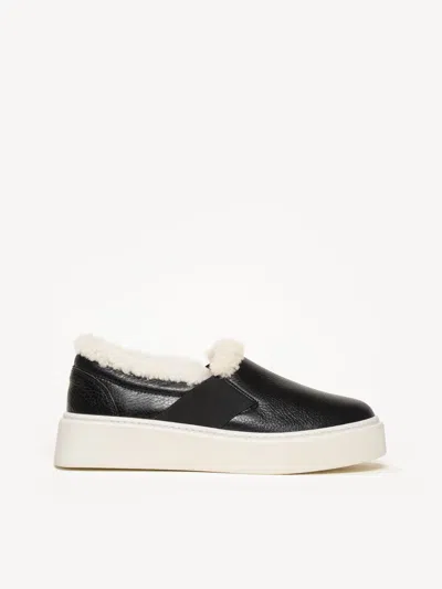 M. Gemi The Luciana Shearling In Black | ModeSens