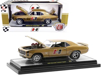 M2 1969 Chevrolet Camaro Ss/rs Gold Metallic With Black Stripes "hurst ...