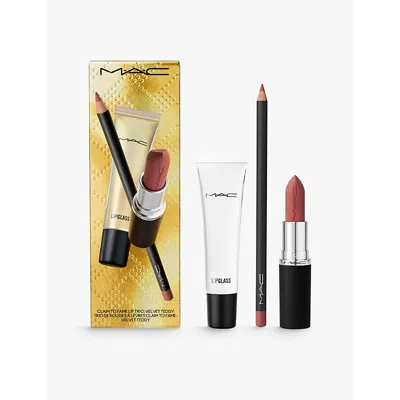 Mac Claim To Fame Lip Trio Set Velvet Teddy | ModeSens