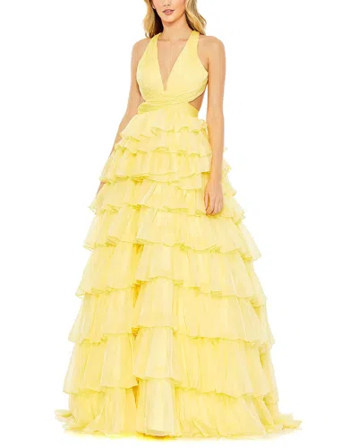 Mac Duggal Gown In Yellow | ModeSens