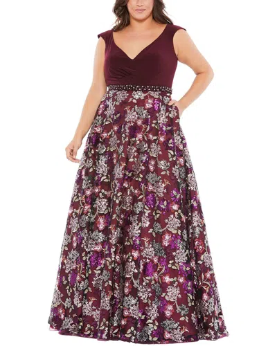 Mac Duggal Plus A-line Gown | ModeSens