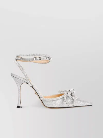 Mach & Mach Double Bow High Heels In White | ModeSens