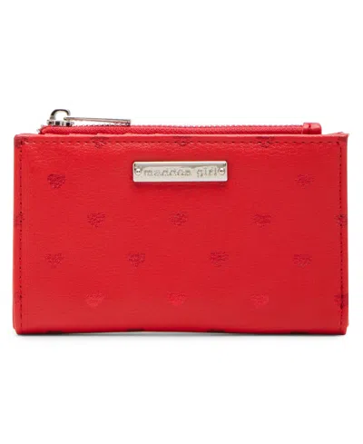 Madden Girl Morr Snap Wallet In Cherry | ModeSens