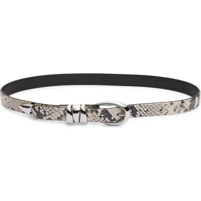 Madewell Triple Metal Keeper Belt In True Black Multi 1 | ModeSens