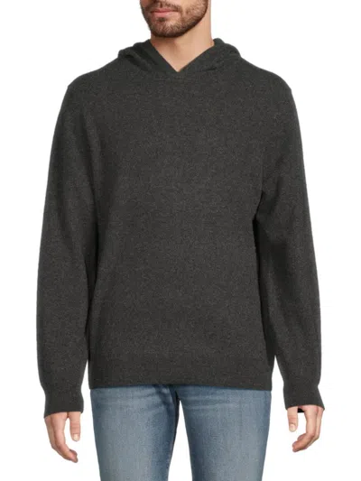 Magaschoni Men's Cashmere Hoodie In Charcoal Heather | ModeSens