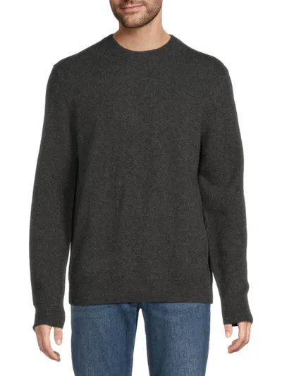Magaschoni Men's Cashmere Sweater In Charcoal Heather | ModeSens