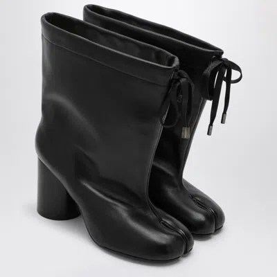 Maison Margiela Black Tabi Boot With Drawstring Women | ModeSens