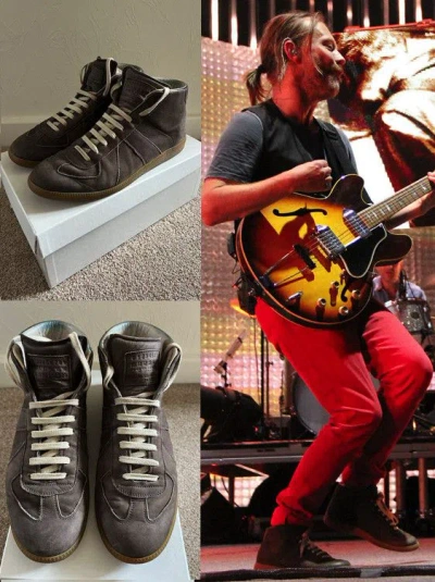 Pre-owned Maison Margiela Margiela Gat High Top Sneakers Napa Thom ...