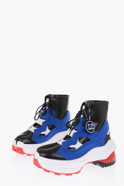 Maison Margiela Reebok Mm22 Leather And Fabric Tabi Project 0 B Ankle ...