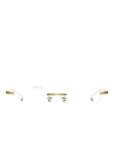 Maison Margiela X Gentle Monster Rimless Glasses In Gold | ModeSens