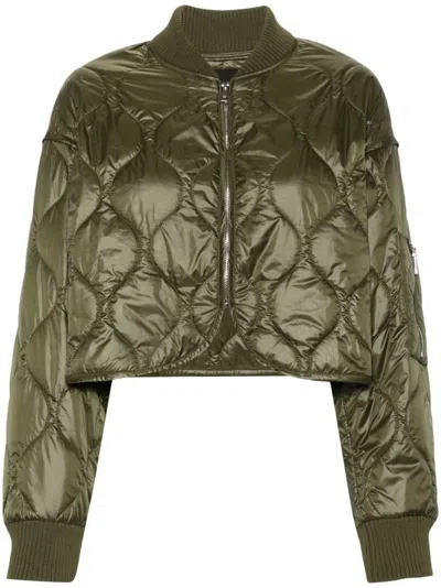 Maje Quilted Bomber Jacket