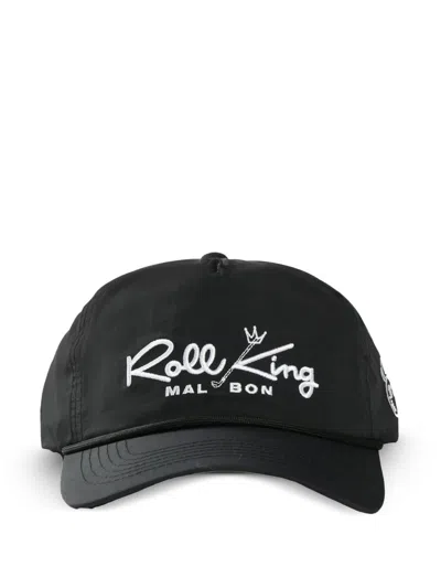 Malbon Golf Logo Cap In Black | ModeSens