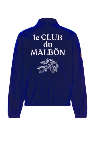 Malbon Golf Monte Carlo Jacquard Jacket In Blue | ModeSens
