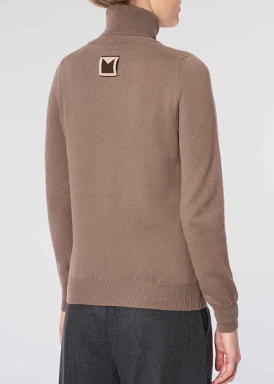 Malo Cashmere Crewneck Sweater In Brown | ModeSens