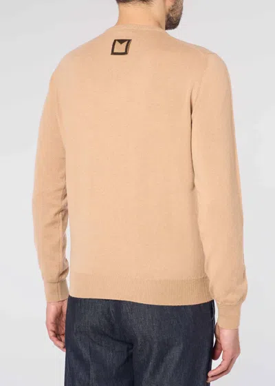 Malo Cashmere Crewneck Sweater In Neutral | ModeSens