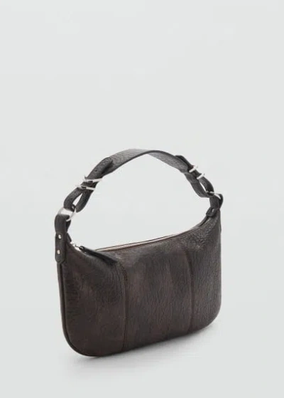 Mango Short-handle Shoulder Bag Brown | ModeSens