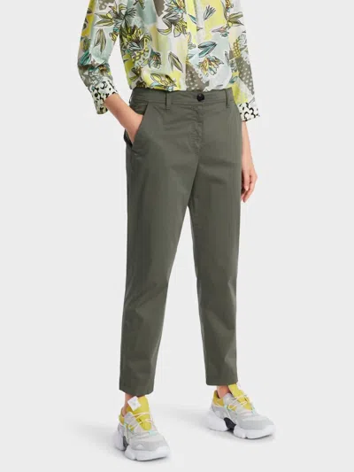 Marc Cain Feminine Cut Franca Pants Precious Cargo Theme In Forest ...