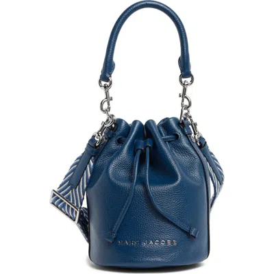 Marc Jacobs Leather Bucket Bag In Azure Blue | ModeSens