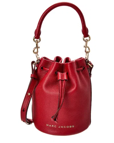 Marc Jacobs Leather Bucket Bag In Red | ModeSens