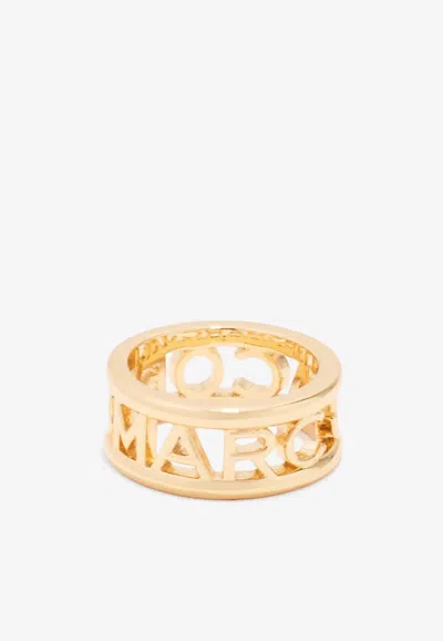 Marc Jacobs Monogram Ring In Gold | ModeSens