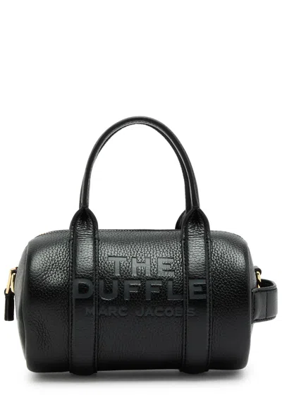 Marc Jacobs The Duffle Mini Leather Top Handle Bag In Black | ModeSens