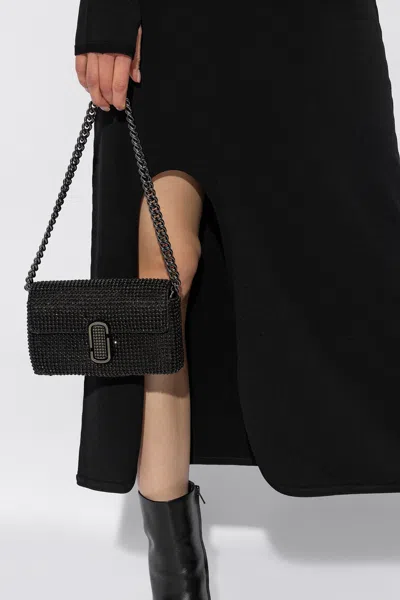 Marc Jacobs ‘the J Marc Mini' Shoulder Bag In Black | ModeSens