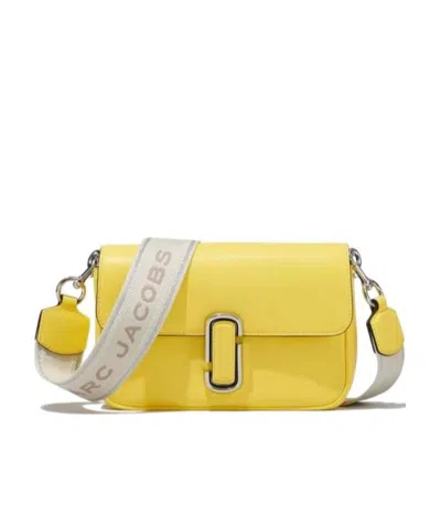 Marc Jacobs The J Marc Soft Shoulder Bag In Yellow | ModeSens