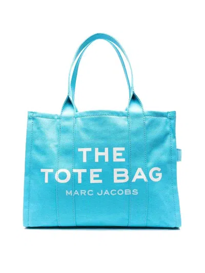 Marc Jacobs The Large Canvas Tote Bag In Light Blue | ModeSens
