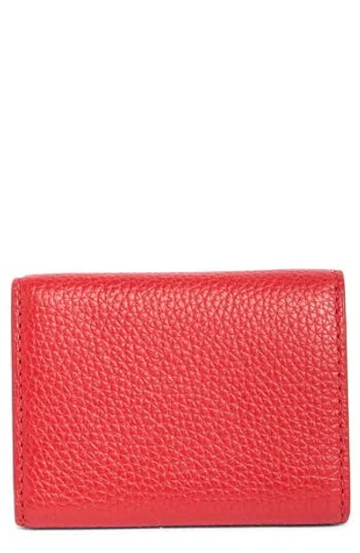 Marc Jacobs The Medium Leather Trifold Wallet In True Red | ModeSens