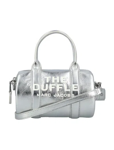 Marc Jacobs The Mini Duffle Bag In Metallic Silver | ModeSens