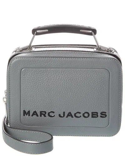 Marc Jacobs The Mini Textured Box Leather Crossbody In White | ModeSens