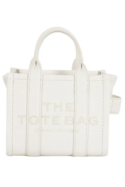 Marc Jacobs The Mini Tote In Cotton Silver | ModeSens