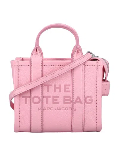 Marc Jacobs The Mini Tote Leather Bag In Pink | ModeSens
