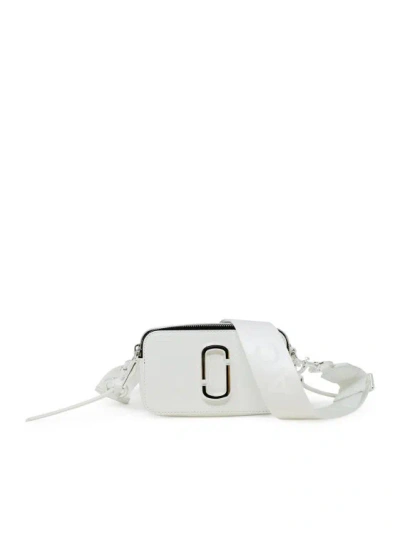 Marc Jacobs White Leather Snapshot Bag | ModeSens