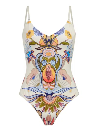 Marie Oliver Juno One Piece Swimsuit In Florentina | ModeSens