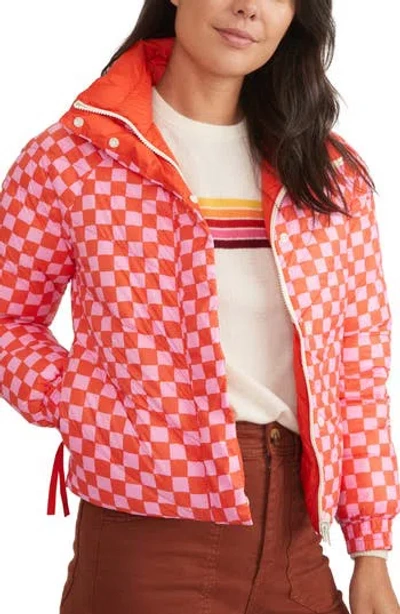 Marine Layer Archive Reversible Water Resistant Recycled Nylon Puffer ...