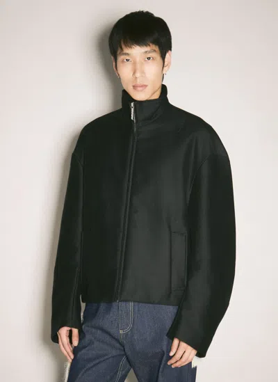 Marni Cropped Cocoon Jacket In Black | ModeSens